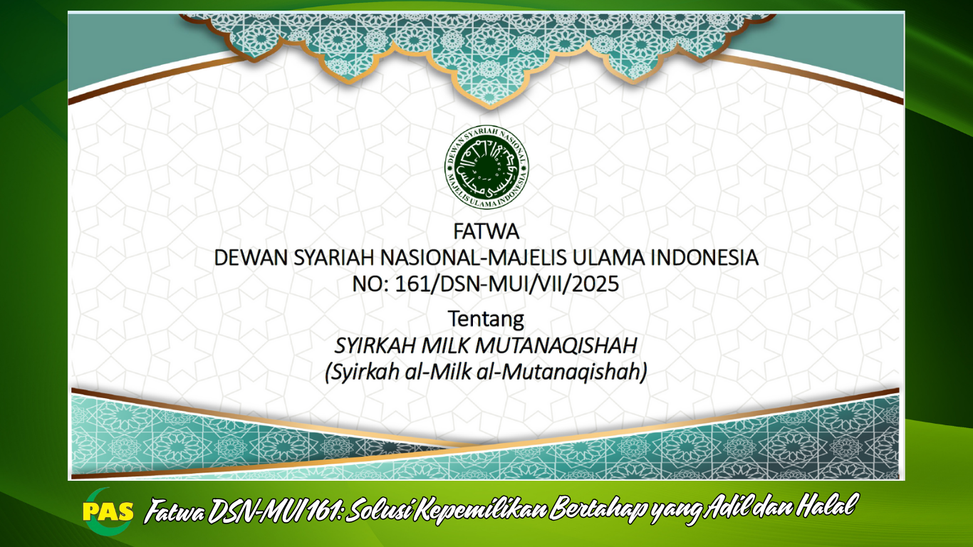 Fatwa DSN-MUI 161: Solusi Kepemilikan Bertahap yang Adil dan Halal ...